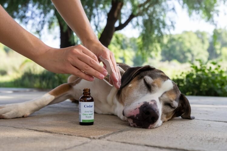 Cedarwood Oil for Dogs: Safety and Uses Guide - puppadogs.com